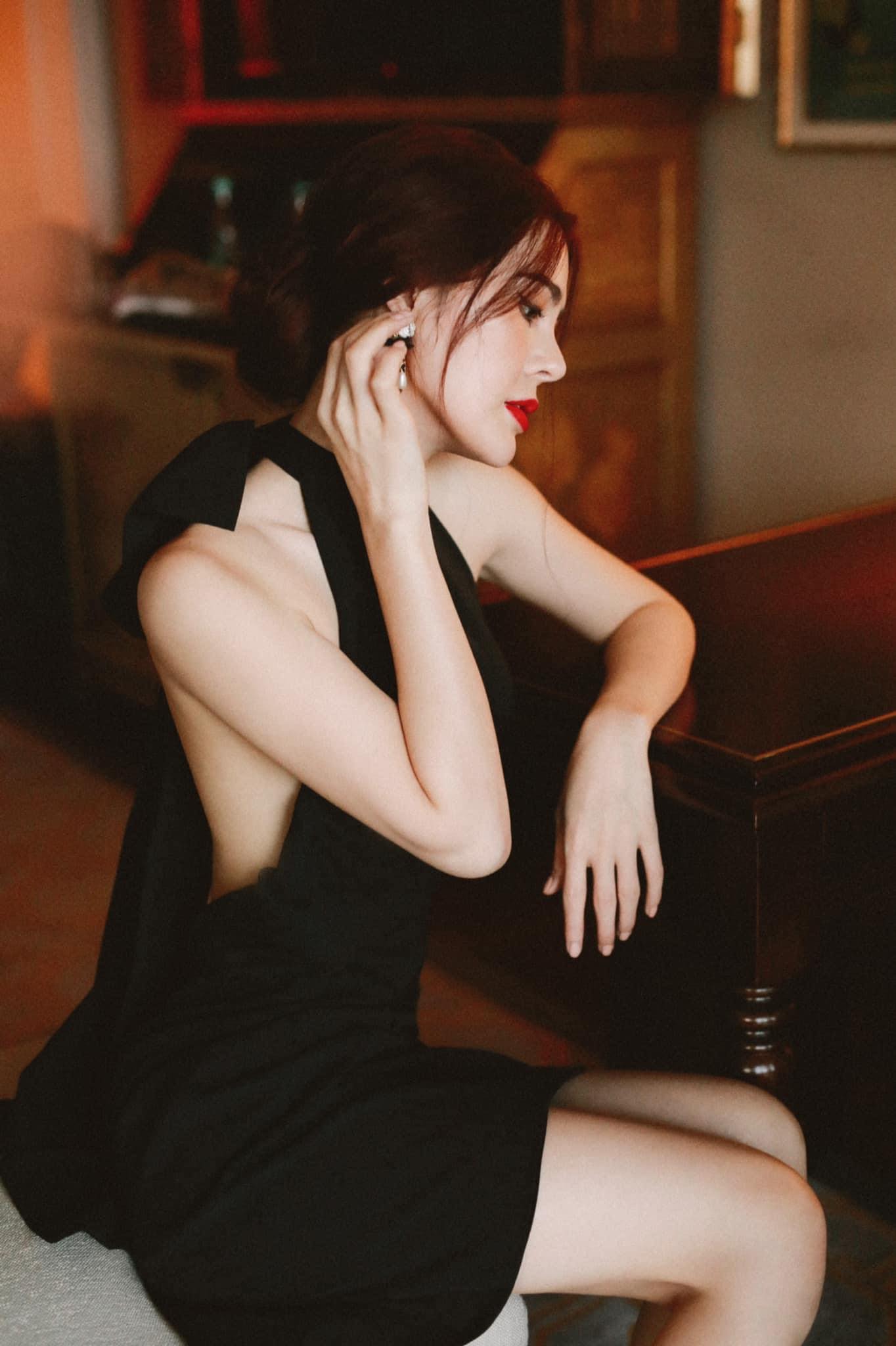 Hoa hậu Kim Linh khoe nhan sắc và vóc dáng quyến rũ