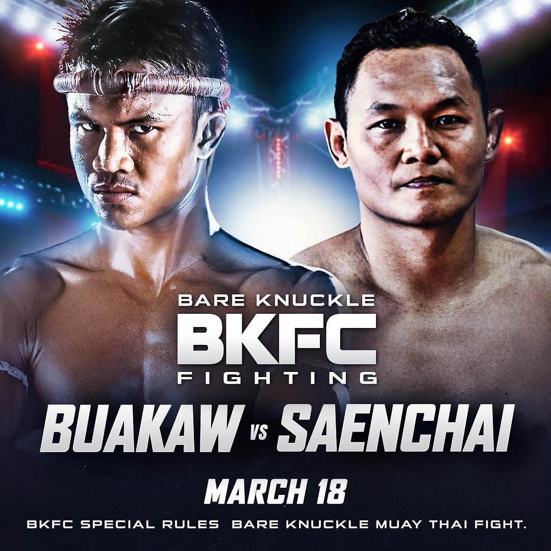 Buakaw chốt thượng đài cùng Saenchai, đấu tay trần trong 5 hiệp