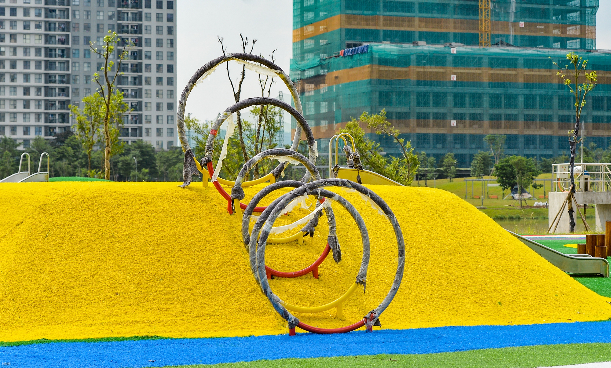 Hà Nội: Cận cảnh công viên rộng nhất quận Nam Từ Liêm