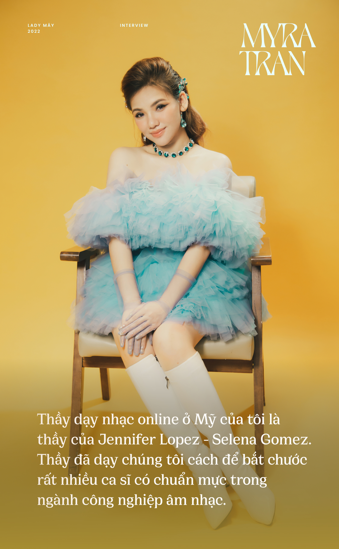 Lady Mây: "Tôi tham gia Ca Sĩ Mặt Nạ để khán giả thấy Myra Trần hát ...