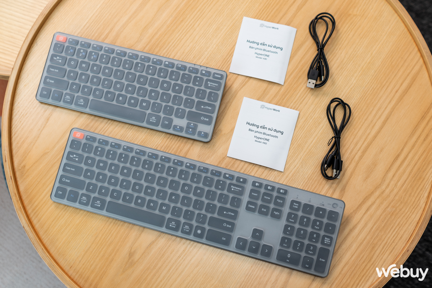Trải nghiệm bàn phím không dây HyperWork HyperONE KB1 và KB2: Mỏng và ...