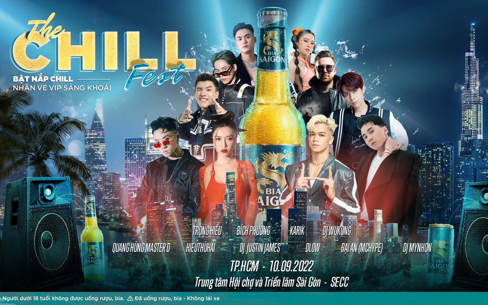 The Chill Fest quy tụ toàn sao đình đám, bạn đã có vé chưa?
