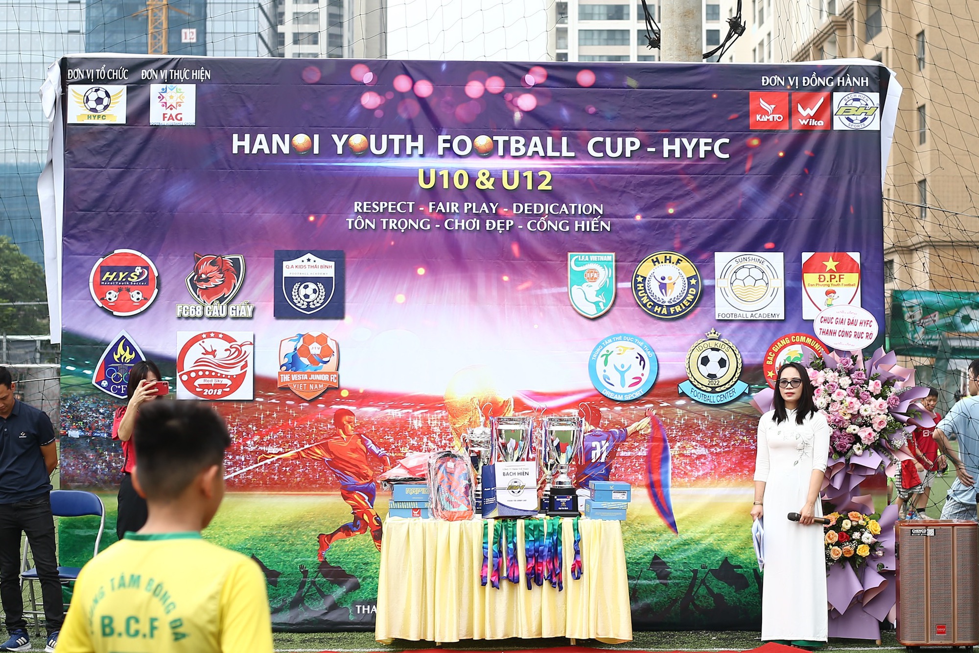 Khai mạc giải bóng đá Hanoi Youth Football Cup U10&U12