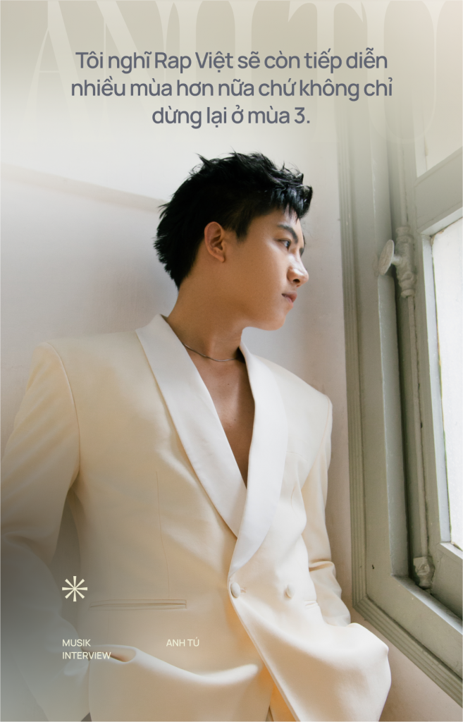 Anh Tú: "Tôi không bao giờ có ý nghĩ lấn lướt các thí sinh Rap Việt"