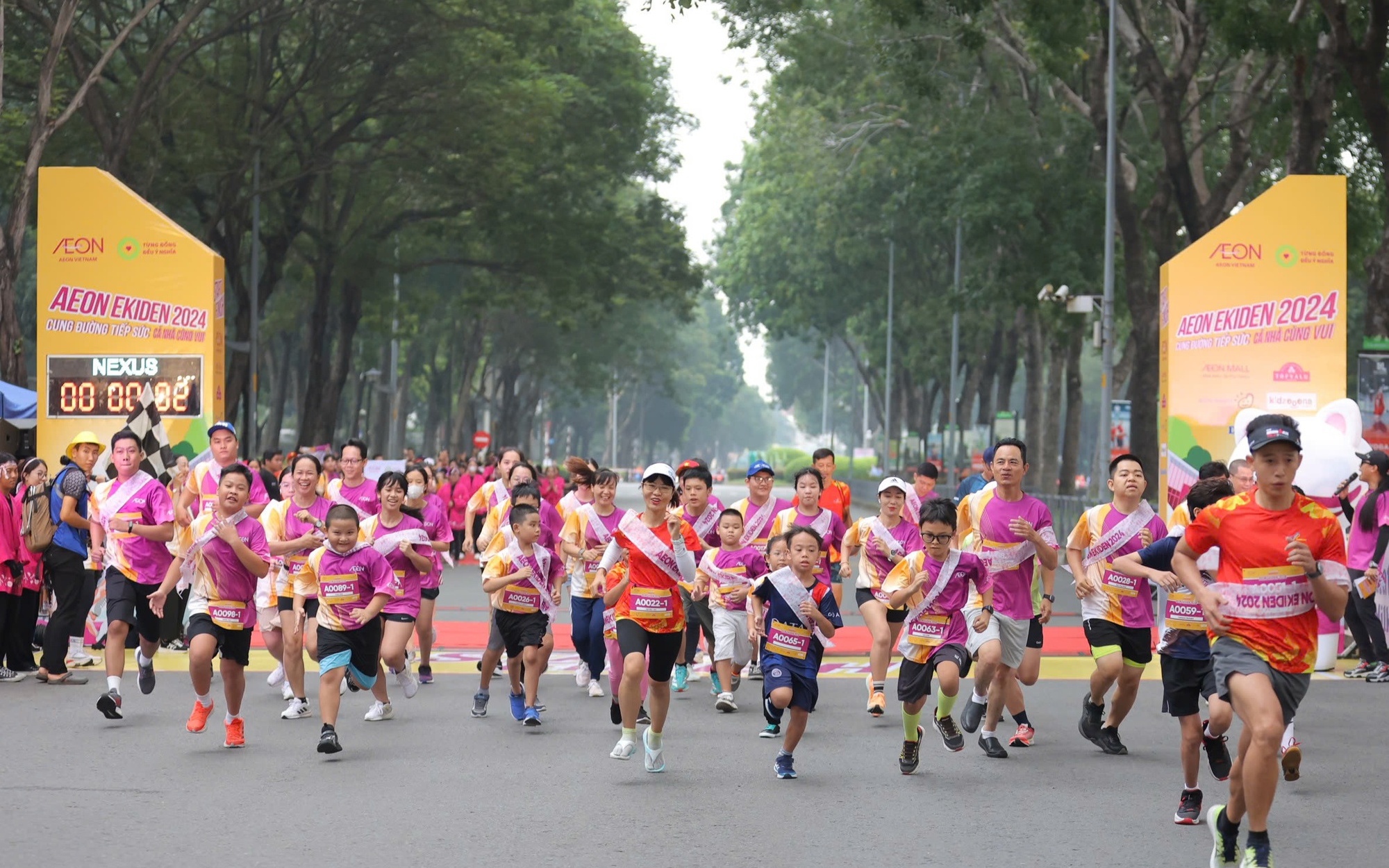 AEON Ekiden 2024 khép lại với gần 4.000 người tham gia