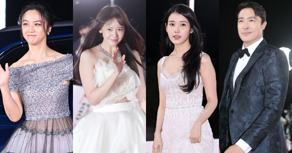 Siêu thảm đỏ Rồng Xanh: Yoona - IU lột xác 180 độ, Thang Duy ăn diện ...