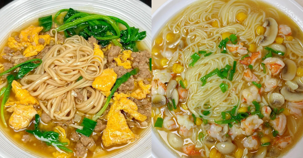 Chán cơm thì hãy thử 2 công thức mì và bún này: Làm cực đơn giản mà ...