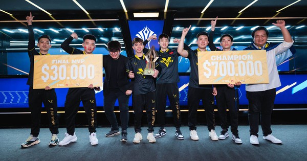 V Gaming nhận thưởng 20 tỷ đồng, khủng nhất Esports Việt trong năm 2022