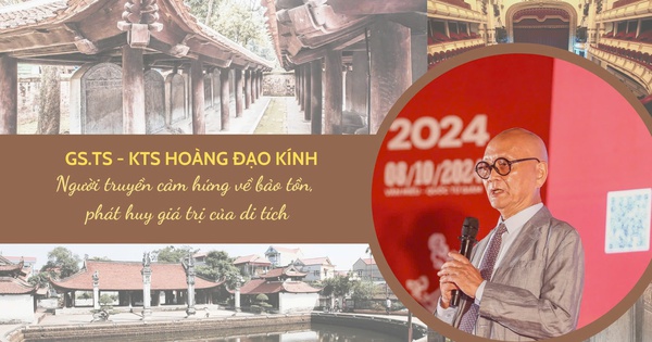 GS- TS- KTS Hoàng Đạo Kính: Người truyền cảm hứng về bảo tồn, phát huy giá trị của di tích