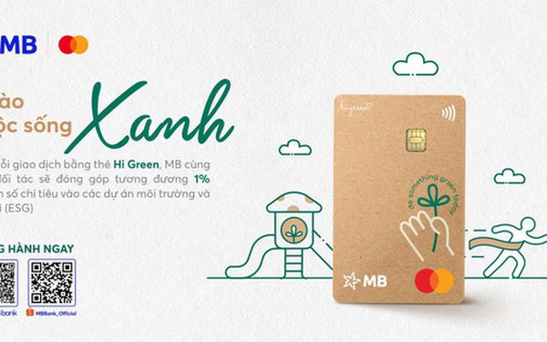 MB Mastercard Hi Green - Thẻ ngân hàng xanh vì tương lai bền vững